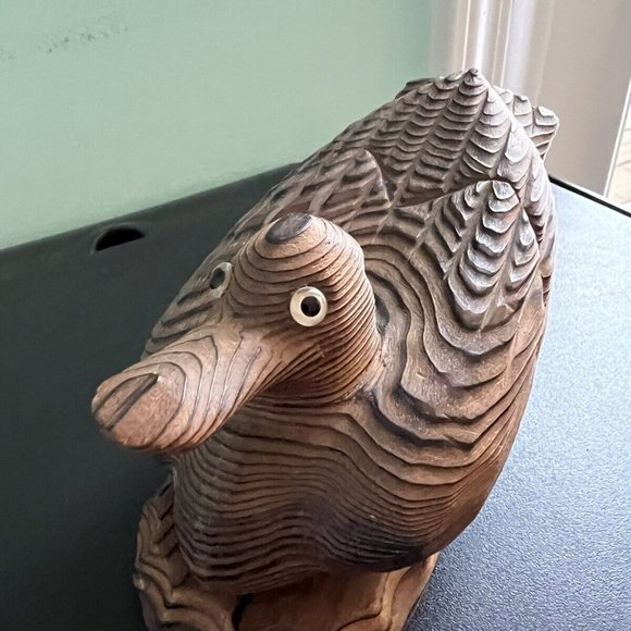 Art | 196s Tiki Duck Statue Wood Carved Danish Modern Figurine 6 Mcm ...